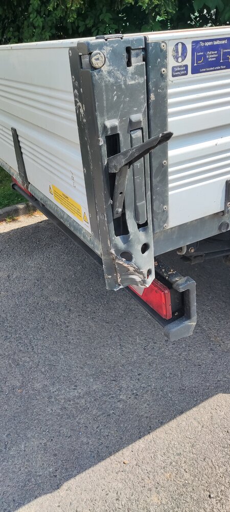 Urgent transit tipper rear gate pillar | MIG Welding Forum