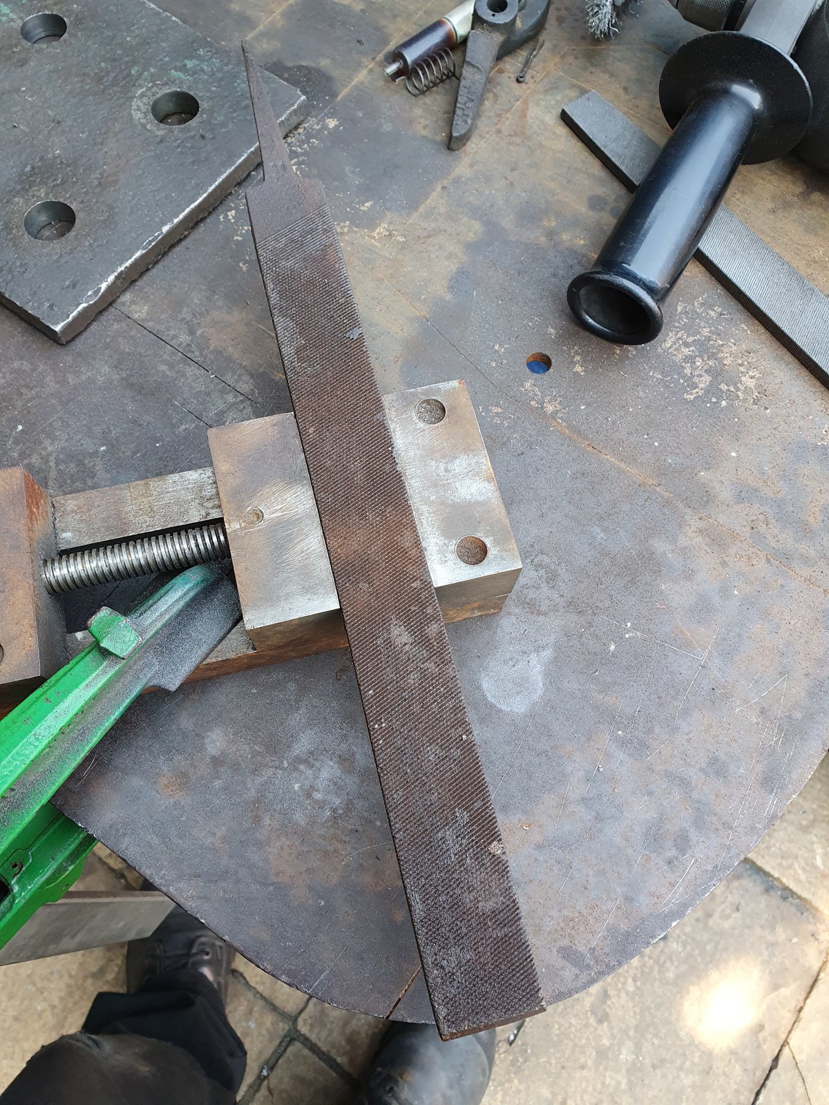 Metal file cleaning | MIG Welding Forum