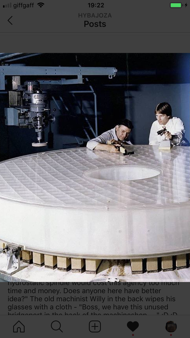 The humble Bridgeport and the Hubble telescope | MIG Welding Forum