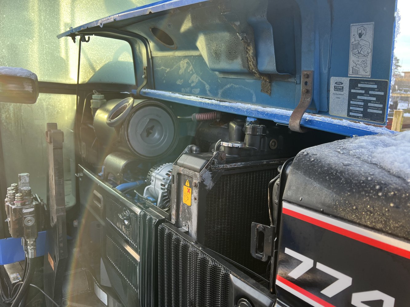 Tractor bonnet hinge modification | MIG Welding Forum