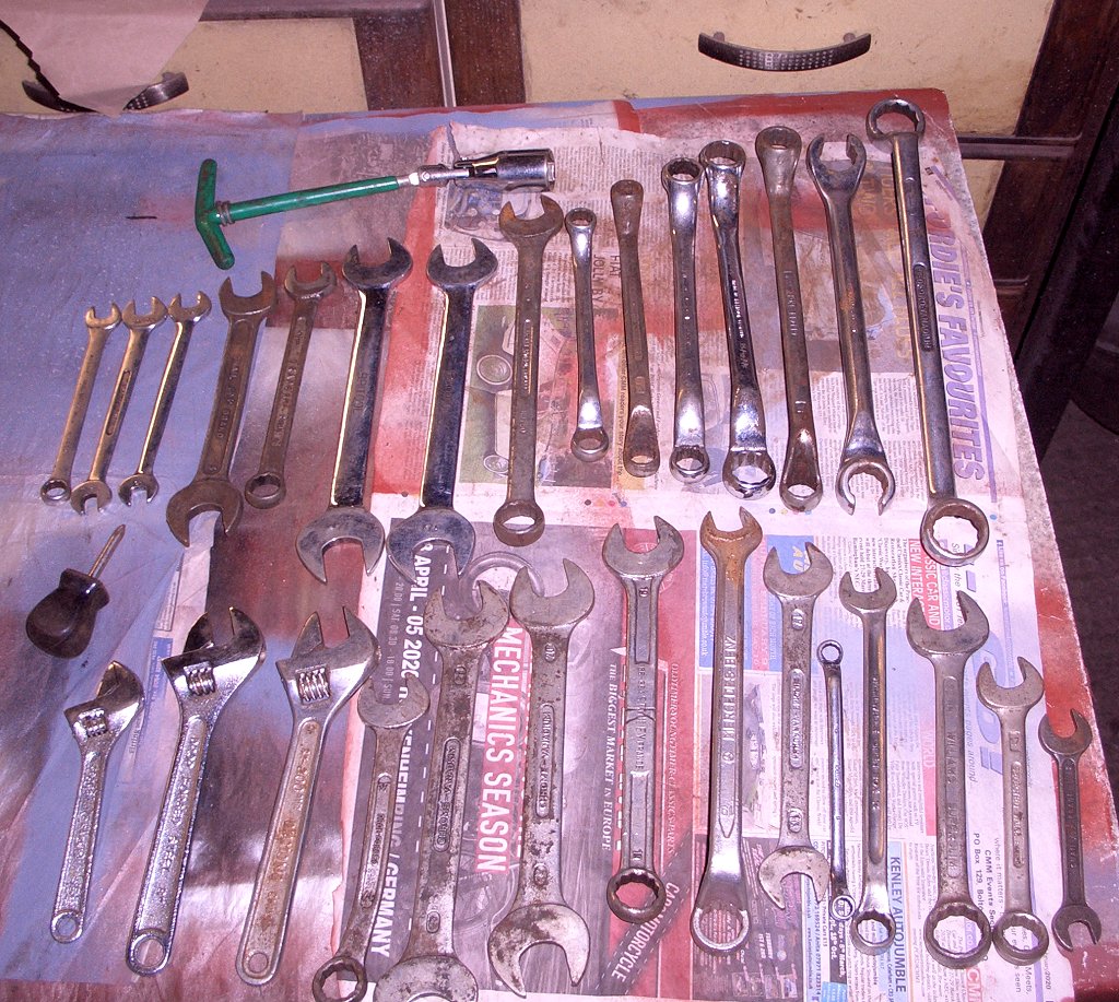 Does anyone buy the rusty old spanners from auto jumbles. | MIG Welding ...
