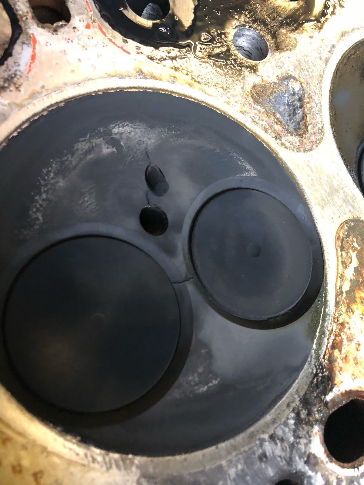 Cylinder head repair store