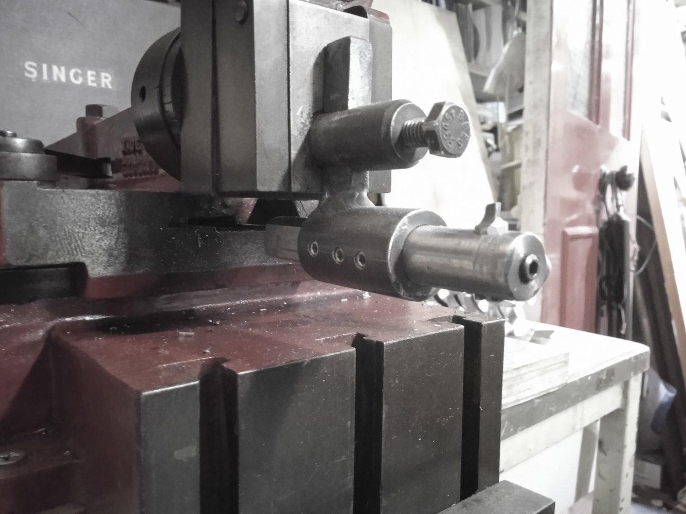 Making a keyway on a shaper | MIG Welding Forum