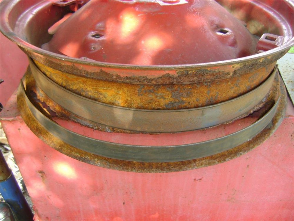 Repairing a rotted out farm tractor rim. | MIG Welding Forum