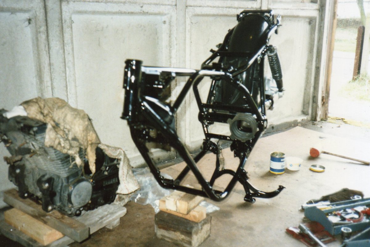 Painting motorbike frame | MIG Welding Forum