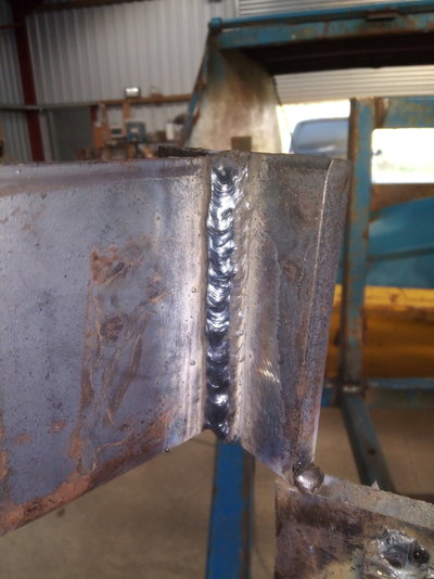 Tee fillet vertical up practice | MIG Welding Forum