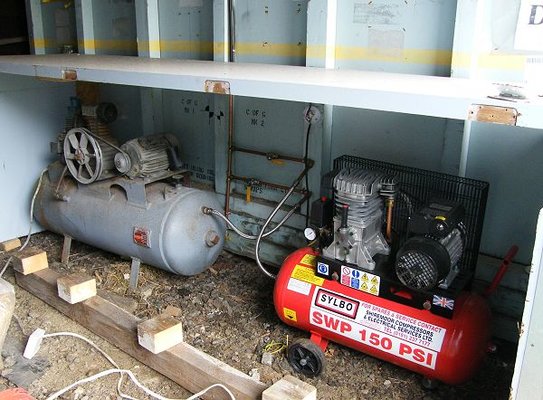 Pieced together budget compressor setup. | MIG Welding Forum