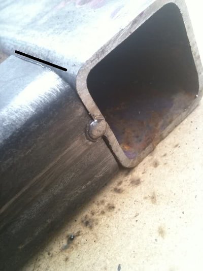 rounded edge box section prep | MIG Welding Forum