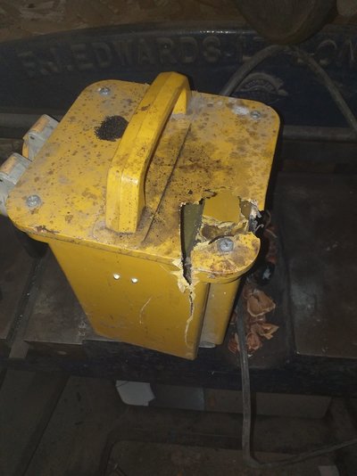 110v transformer exploded today | MIG Welding Forum
