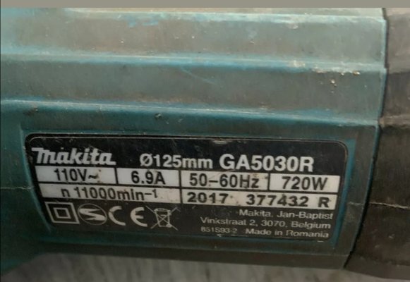 Angle grinder spindle lock button | MIG Welding Forum