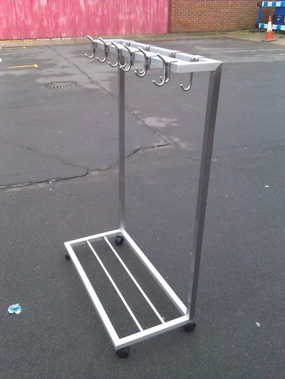 Mobile coat rack | MIG Welding Forum