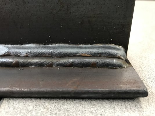 Overhead T Fillet - criticism needed | MIG Welding Forum
