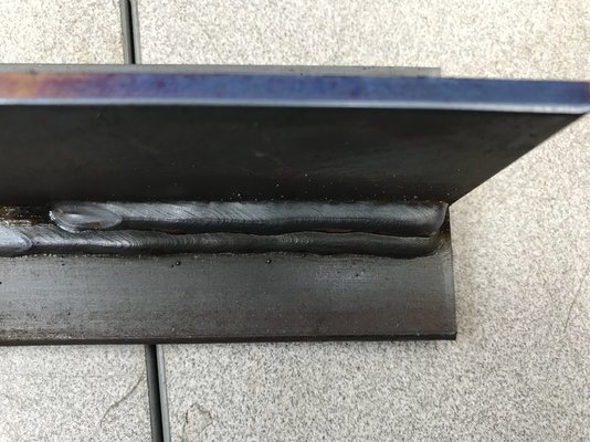 Overhead T Fillet - criticism needed | MIG Welding Forum
