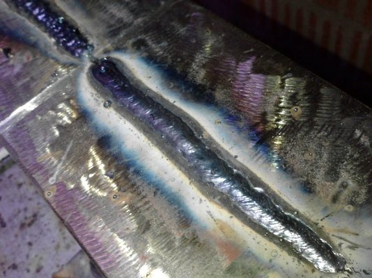 Had a go of open root butt welds.. | MIG Welding Forum