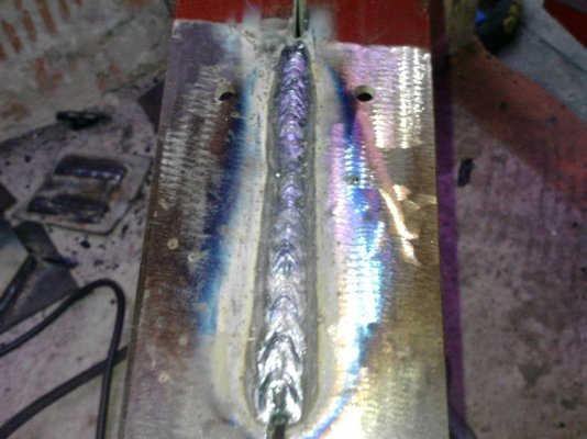 Had a go of open root butt welds.. | MIG Welding Forum