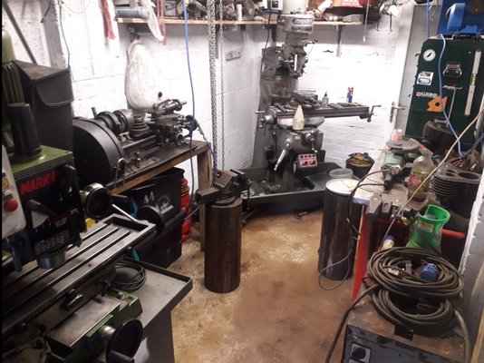 Hand scraping metal machine ways | MIG Welding Forum