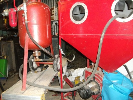 Soda blasting an engine block | MIG Welding Forum