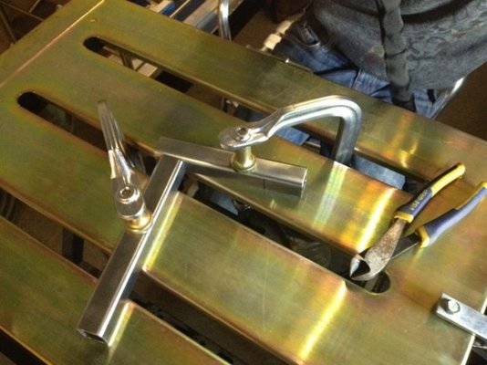 Welding box section at perfect right angles:- | MIG Welding Forum