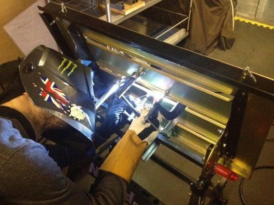 Welding box section at perfect right angles:- | MIG Welding Forum