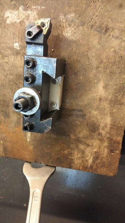 Simple Bracket for QCTP storage. | MIG Welding Forum
