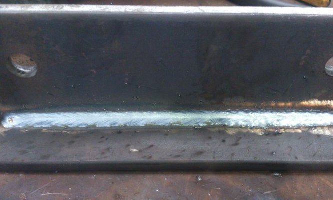 How does this fillet weld look to you pros out there? | MIG Welding Forum