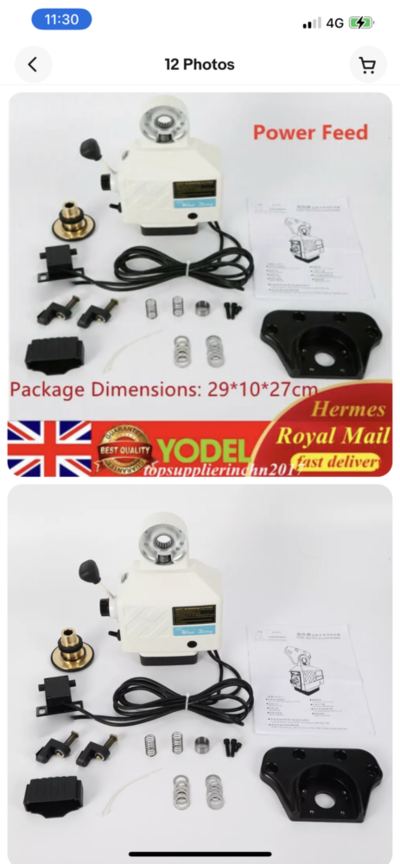 Power feeds x/y addition (warco wm20) | MIG Welding Forum