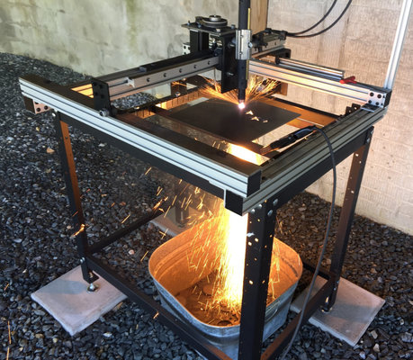 Small outdoors CNC plasma table | MIG Welding Forum
