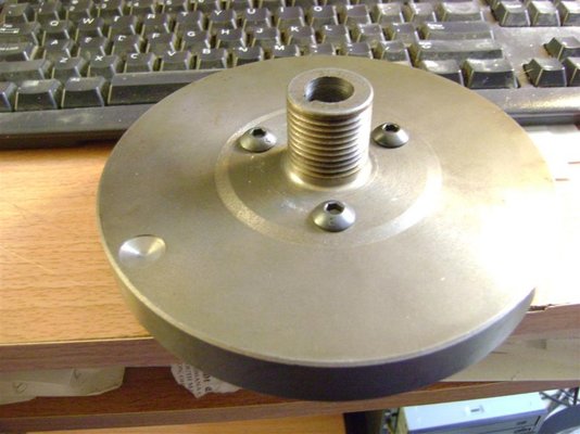 Treadmill motor swap flywheel reworked. | MIG Welding Forum
