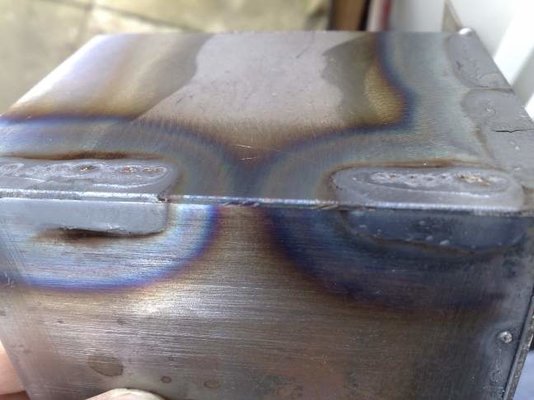First couple of fillet welds | MIG Welding Forum