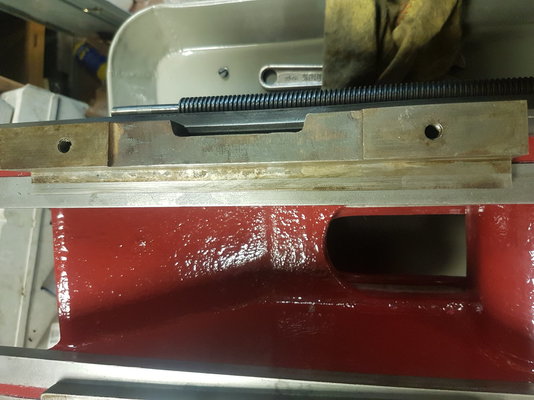 Lathe saddle gib strips | MIG Welding Forum