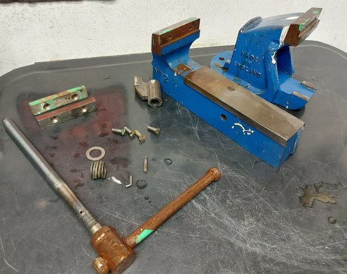 Record No.2 vice restoration | MIG Welding Forum