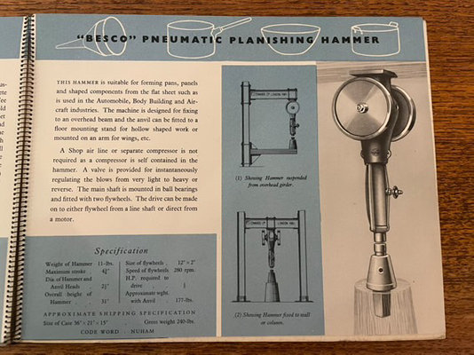 Air planishing hammer design and dollies | MIG Welding Forum