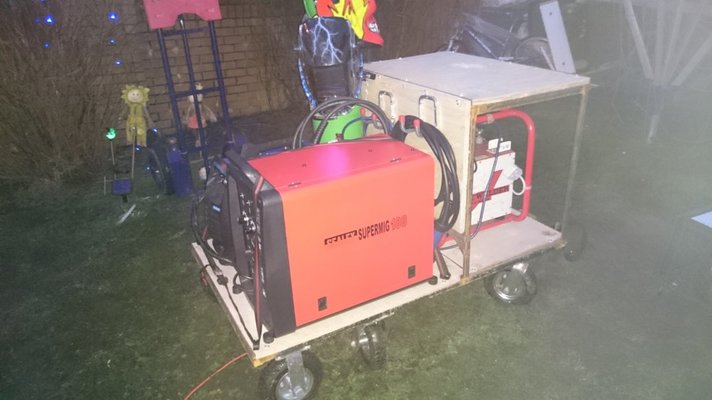 All terrain welding cart/workshop built | MIG Welding Forum