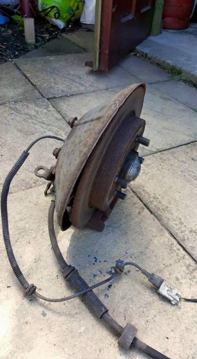 mk4/5 fiesta rear disc conversion. . | MIG Welding Forum