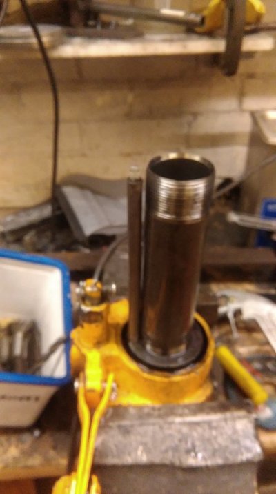 Upside down bottle jack. | MIG Welding Forum