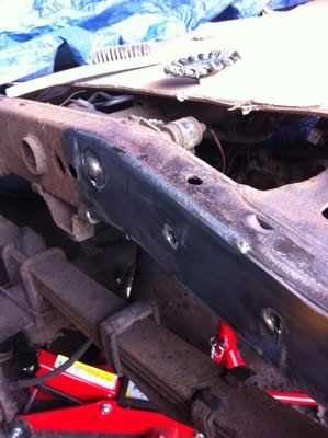 Nissan navara rear chassis repair | MIG Welding Forum